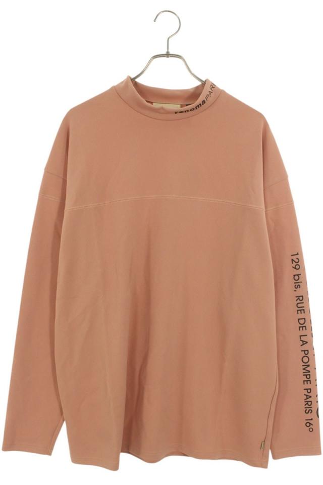 レノマ サイズ:XL  RG4106-007 スリーブプリントモックネック長袖カットソー 中古 BS99