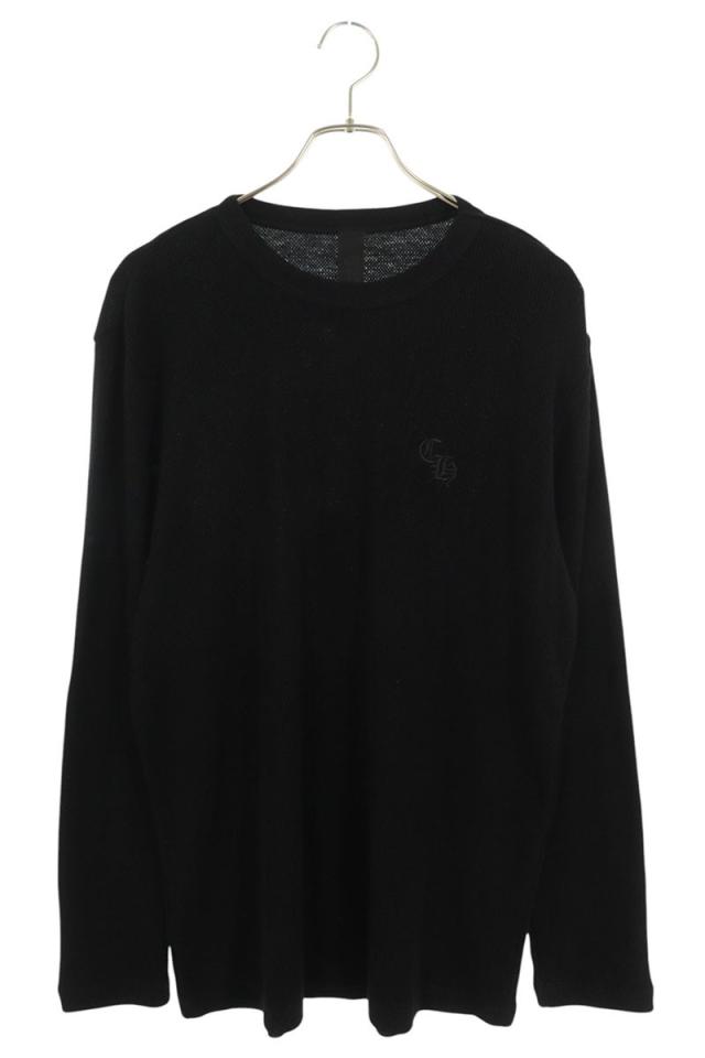 クロムハーツ サイズ:XL  Y NOT CHロゴ刺繍サーマルニット長袖カットソー 中古 OS06