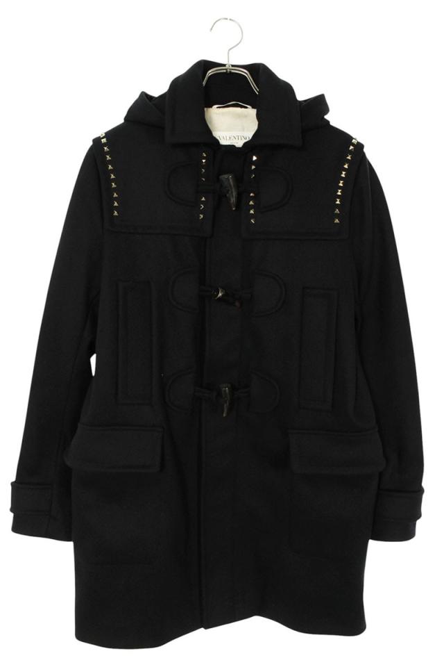 ヴァレンティノ サイズ:46  17AW  NV3CK0123SC スタッズ装飾ダッフルコート 中古 BS99
