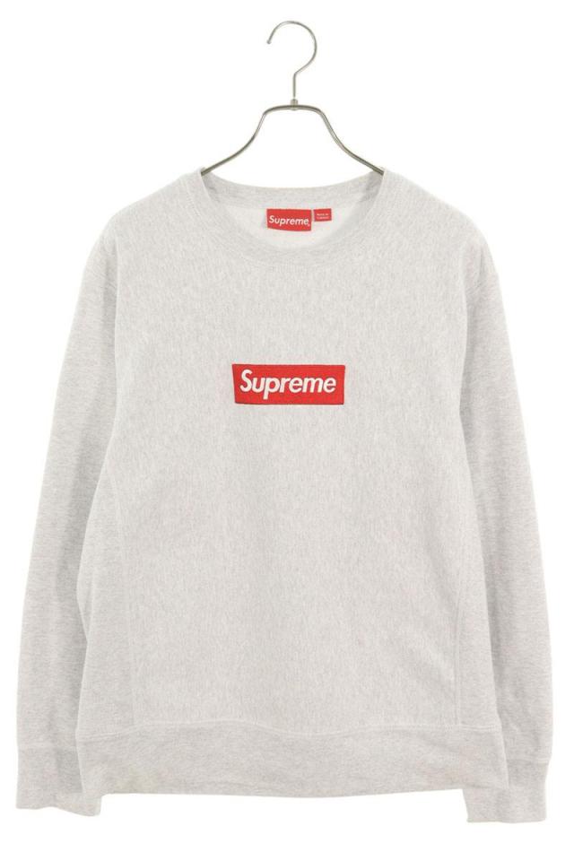 シュプリーム サイズ:M  18AW  Box Logo Crewneck ボックスロゴクルーネックスウェット 中古 OM10