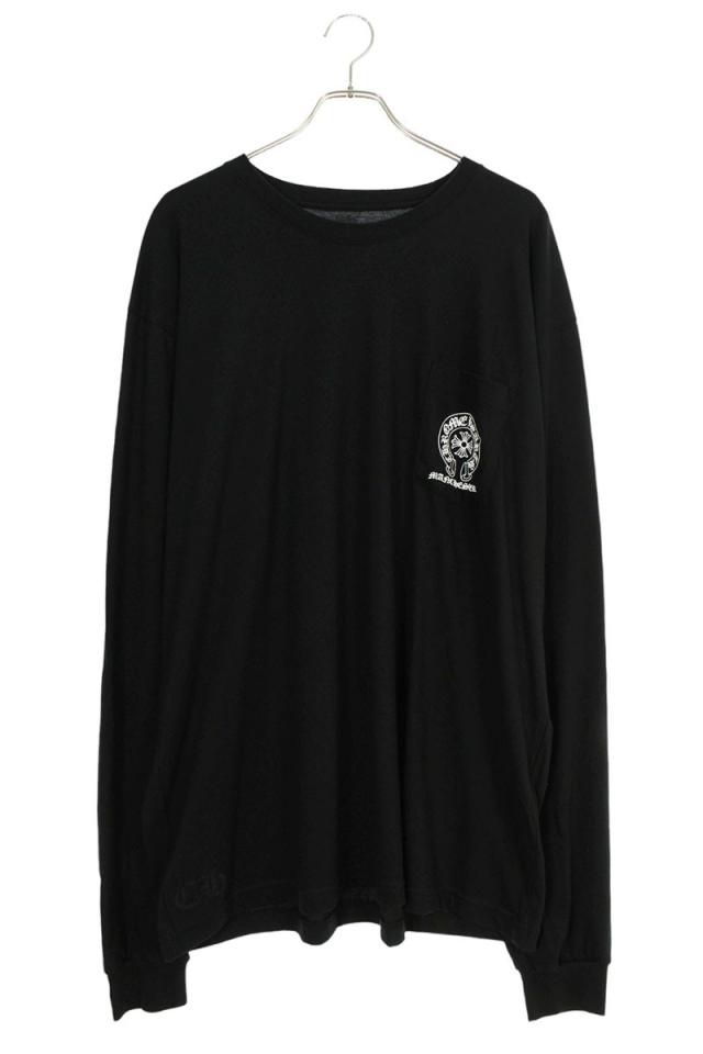 クロムハーツ サイズ:XXL  CH L S LTD マンチェスター限定バックホースシュープリント長袖カットソー 中古 NO05