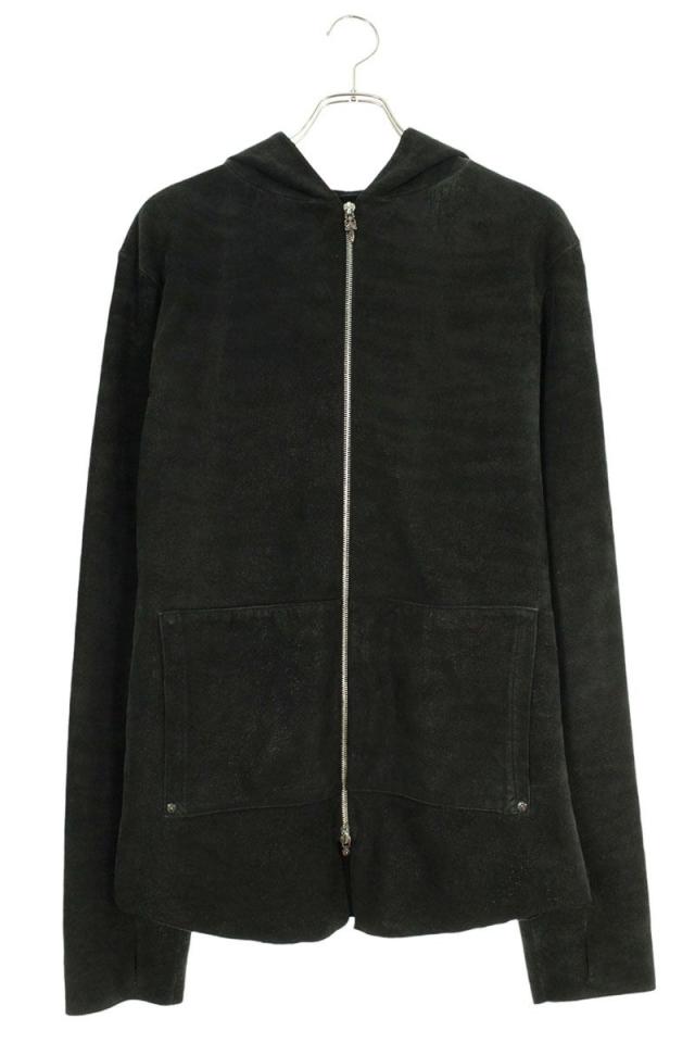 クロムハーツ サイズ:XL ダガージップスエードパーカー 中古 SJ02