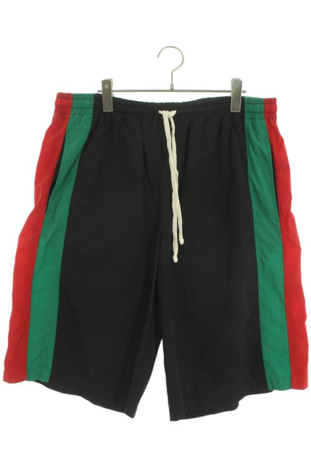 グッチ サイズ:XXL 57550 XJBAK サイドラインナイロンハーフパンツ 中古 BS55