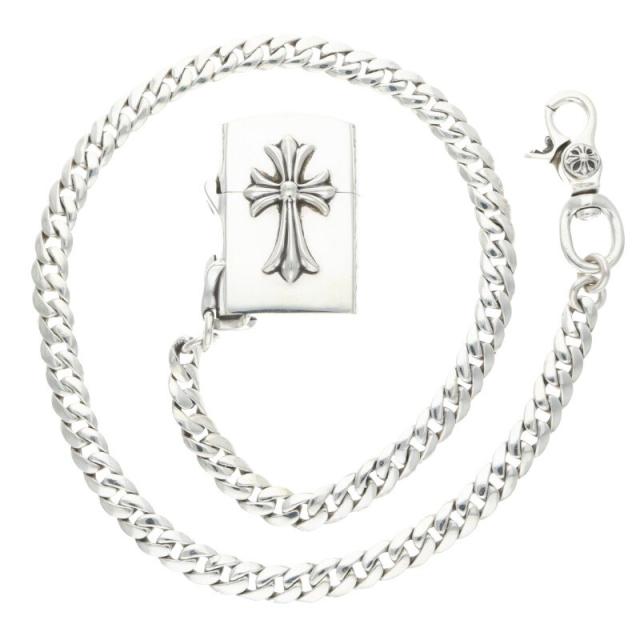 クロムハーツ LGHTR Z V1 W CLSSC CHN ウォレットチェーンジッポ クラシックリンクウォレットチェーンジッポライター 中古 GZ11