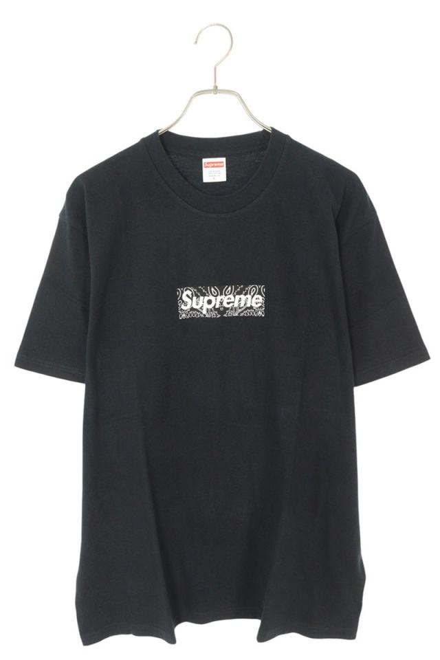 シュプリーム サイズ:L  19AW  Bandana Box Logo Tee バンダナボックスロゴTシャツ 中古 SB01