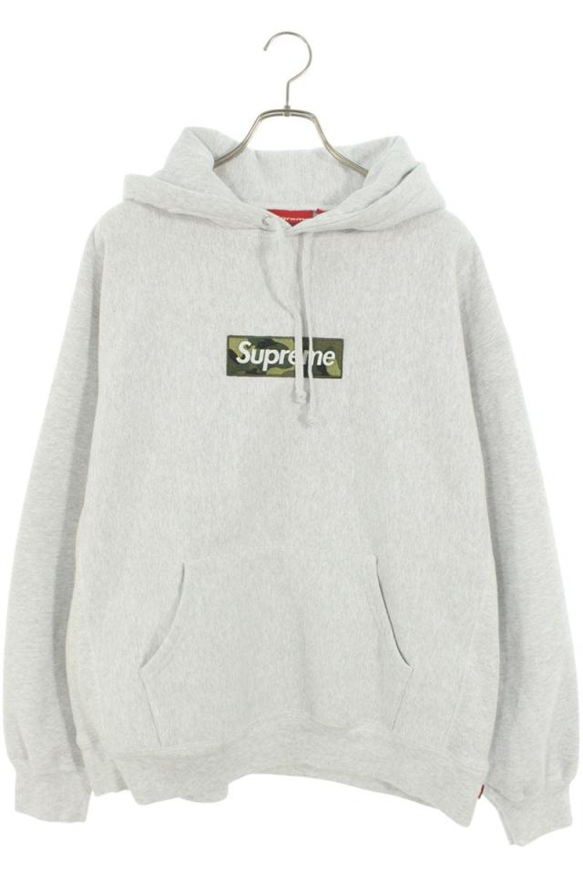 シュプリーム サイズ:L  23AW  Box Logo Hooded Sweatshirt ボックスロゴフーデッドスウェットシャツパーカー 中古 SB01