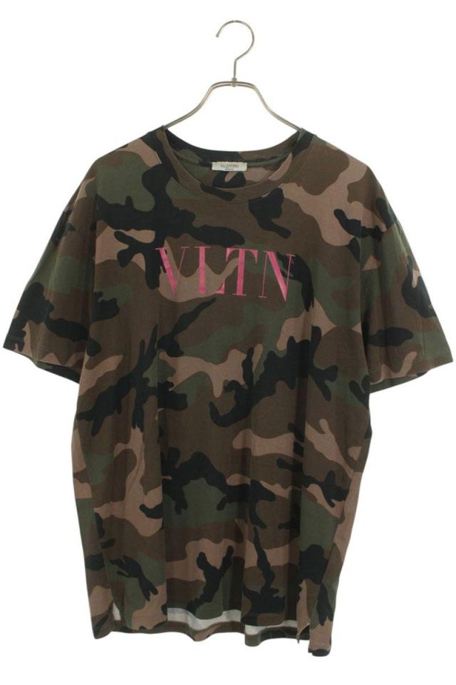 ヴァレンティノ サイズ:XL  RV0MG12V3M0 ロゴプリントTシャツ 中古 BS99