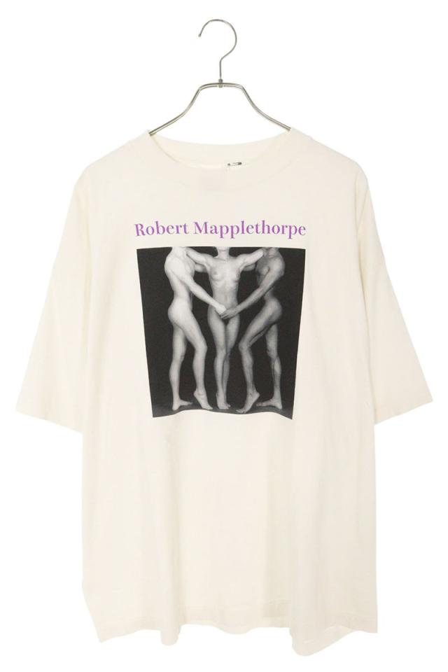 セントマイケル サイズ:XXL  25SS  SM-HR8-0000-C19 EMBRACEメイプルソープフォトプリントTシャツ 中古 SB01