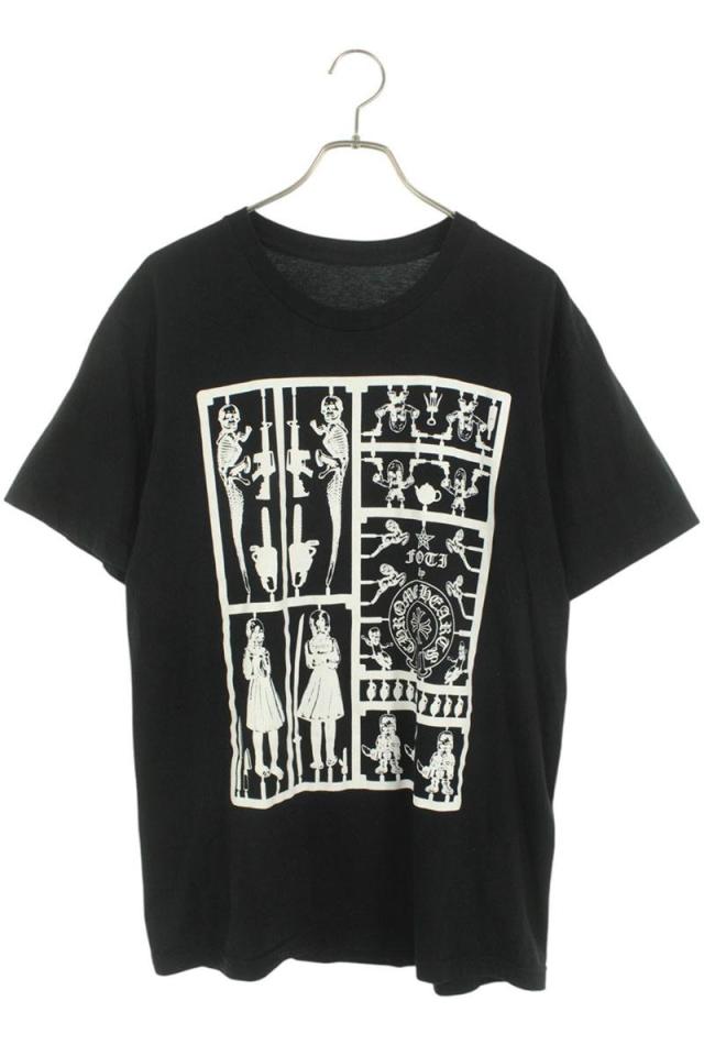 クロムハーツ サイズ:L  CH T-SHRT 1 FOTIプリントTシャツ 中古 OS06