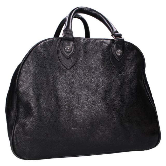 クロムハーツ   GYM LRG ジムバッグ セメタリーパッチ付レザーハンドバッグ 中古 SJ02