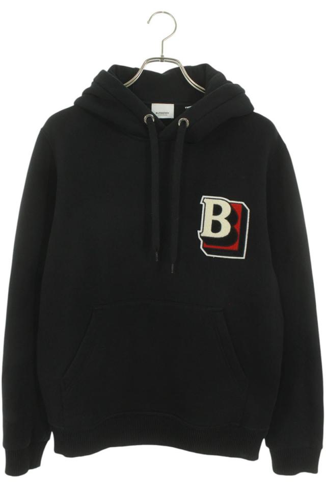 バーバリー サイズ:S 8048318 ロゴワッペンプルオーバーパーカー 中古 OM10