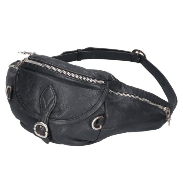 クロムハーツ #1 SNAT PACK スナットパック ダガージップガンスリンガーベルトレザーウエストバッグ 中古 SS07