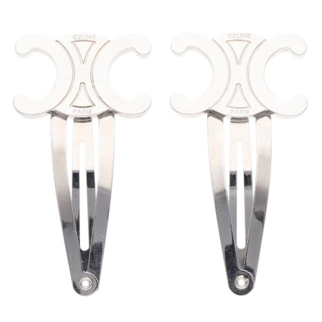 セリーヌ  トリオンフヘアクリップアクセサリーピン 中古 BS99