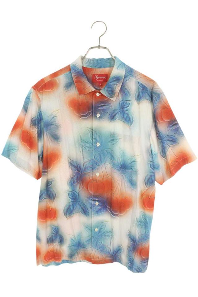 シュプリーム サイズ:M  Cherries S S Shirt チェリー柄半袖シャツ 中古 BS99