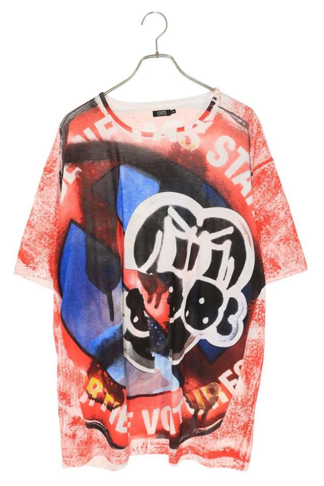 チト インターナショナル サイズ:XXL  PARIS TEE プリントTシャツ 中古 BS99