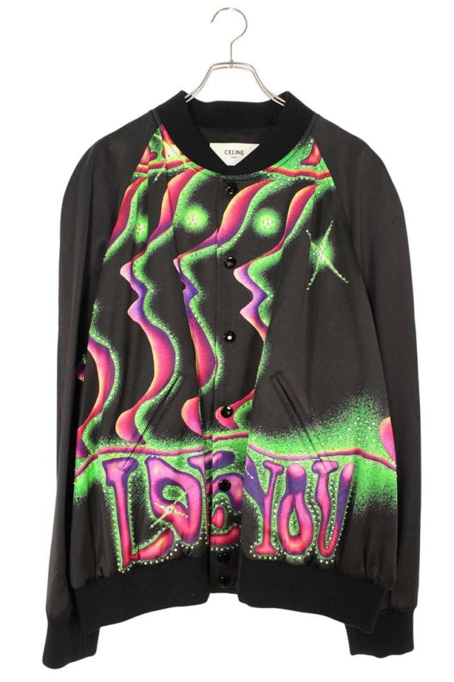 セリーヌ サイズ:54  2V30H354Q サテンアーティストテディブルゾン 中古 SB01