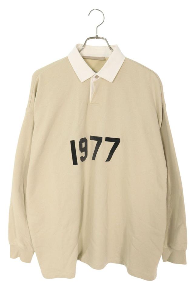 フォグ サイズ:S  22SS  ESSENTIALS 1977 RUGBY Wheat 1977ラガー長袖シャツ 中古 BS99