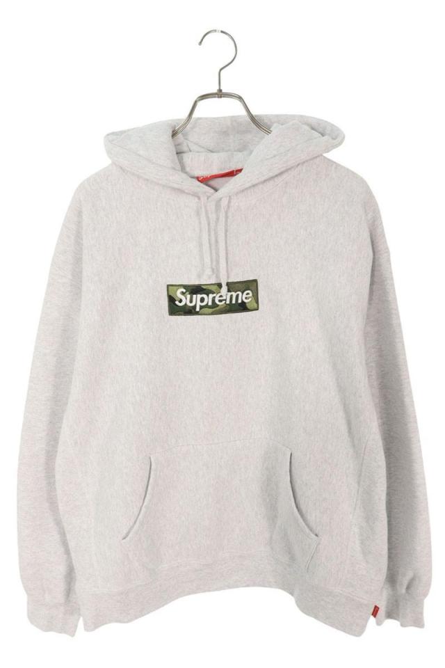 シュプリーム サイズ:L  23AW  Box Logo Hooded Sweatshirt ボックスロゴフーデッドスウェットシャツパーカー 中古 SB01