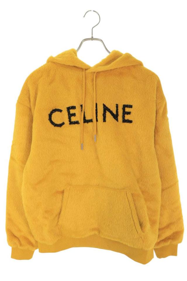 セリーヌ サイズ:M 2Y964925R ファジーウール プルオーバーパーカー 中古 OM10