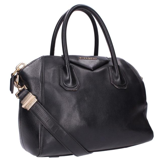 ジバンシィ   アンティゴナ スモール グレインレザー2WAYハンドバッグ 中古 BS99