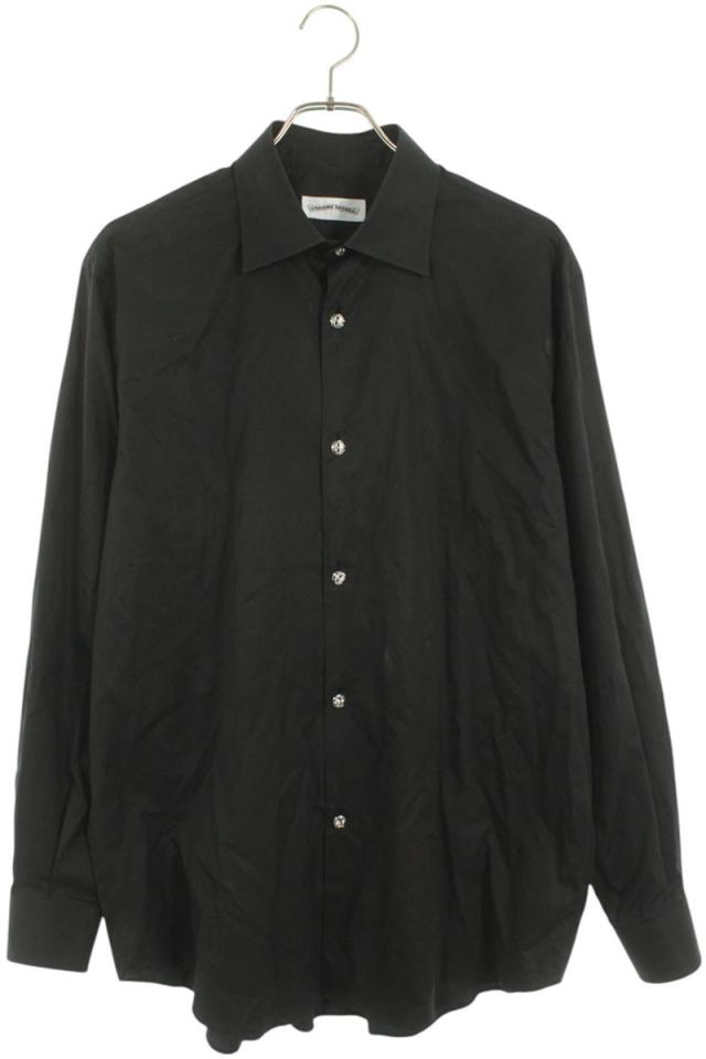 クロムハーツ サイズ:42 BSフレアボタン長袖シャツ 中古 SJ02