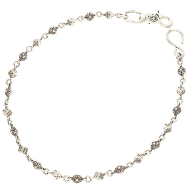 クロムハーツ   DICE 1CRS BALL LONG-1 ロング1クリップダイスクロスボール シルバーウォレットチェーン 中古 OK15