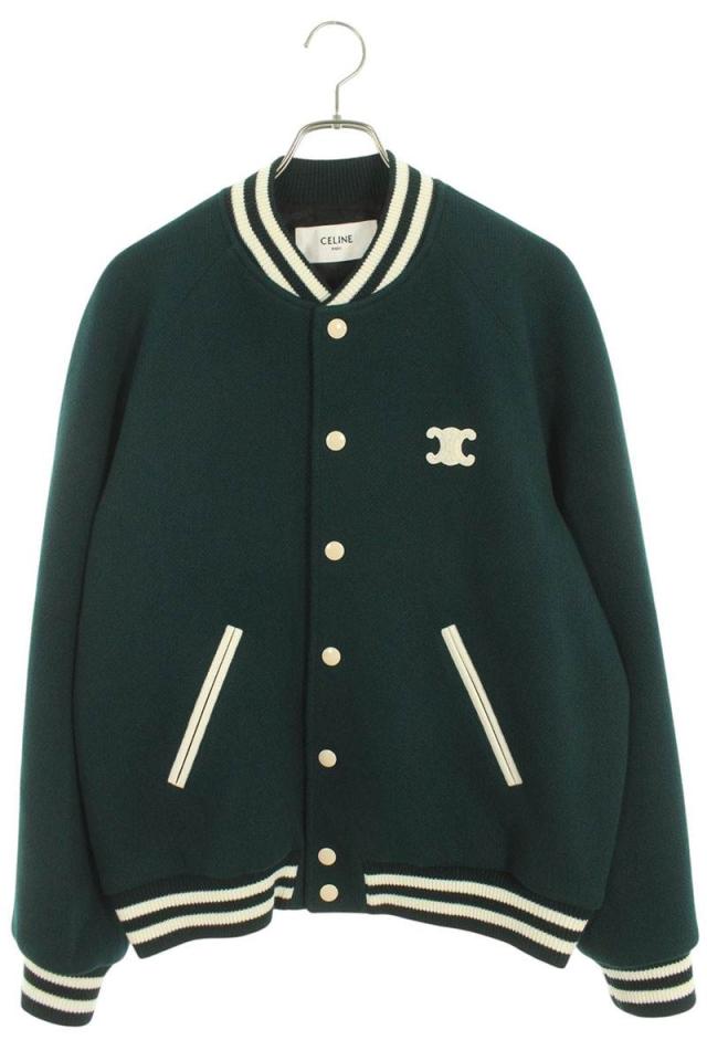 セリーヌ サイズ:48  25SS  RV0L4896C トリオンフテディジャケットブルゾン 新古品 SB01