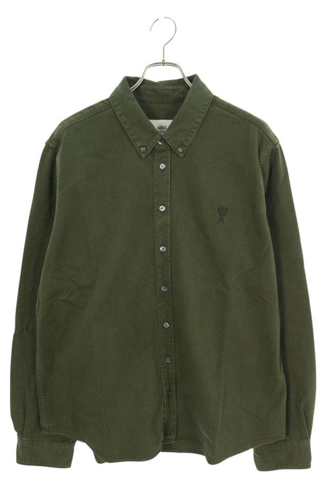 アミアレクサンドルマテュッシ サイズ:XL  USH060 ハートA刺繍長袖シャツ 新古品 OM10