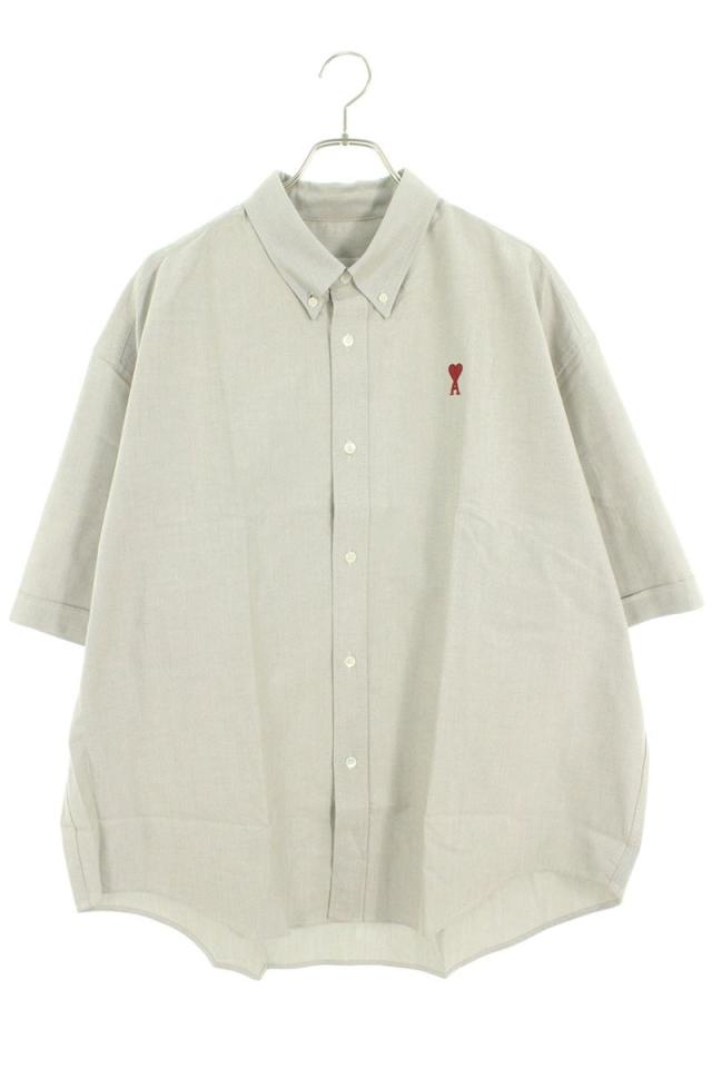 アミアレクサンドルマテュッシ サイズ:L  HSH275 ハートA刺繍半袖シャツ 新古品 SB01