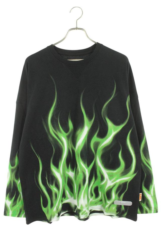 ピーディーエフ サイズ:M  25SS  DFM54013 フレイムフリント長袖カットソー 新古品 FK04