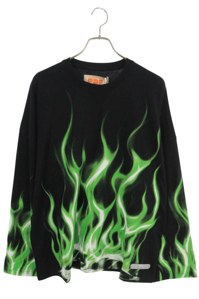 ピーディーエフ サイズ:L  25SS  DFM54013 フレイムフリント長袖カットソー 新古品 OM10