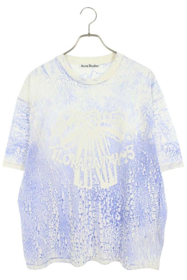 アクネストゥディオズ サイズ:M  FN-UX-TSHI000078 総柄クルーネックTシャツ 新古品 SB01