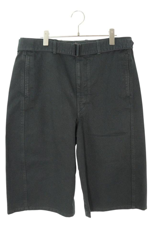 ルメール サイズ:48  25SS  PA1107 ベルト付きクロップドハーフパンツ 新古品 SB01