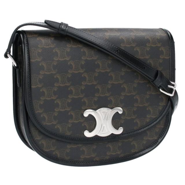 セリーヌ サイズ:M  114452GJG ミディアムブザストリオンフショルダーバッグ 新古品 SB01