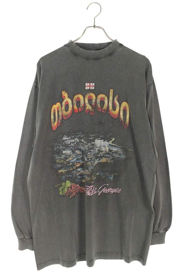 バレンシアガ サイズ:1  25SS  819022 TRVQ7 ラージフィット長袖カットソー 新古品 SB01