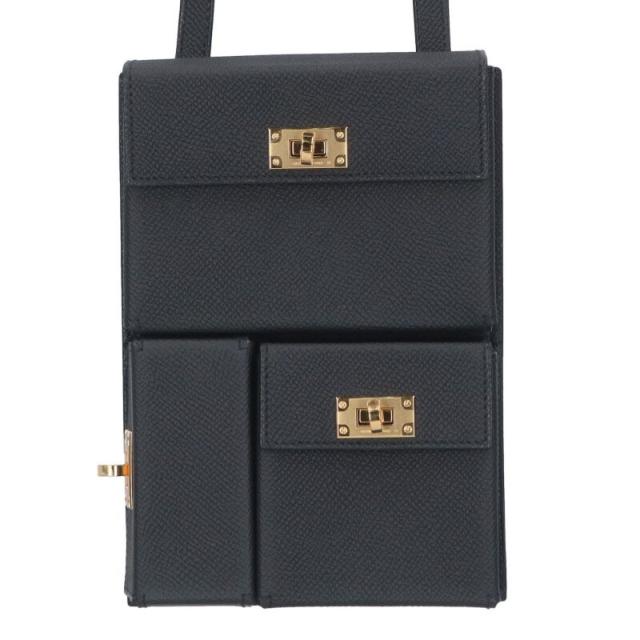 エルメス   ケリーマルチポケットトゥーゴー K刻印 G金具エプソンショルダーバッグ 中古 GZ14