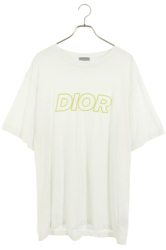 ディオール サイズ:XXL  393J696E0847 ロゴ刺繍オーバーサイズTシャツ 中古 SB01