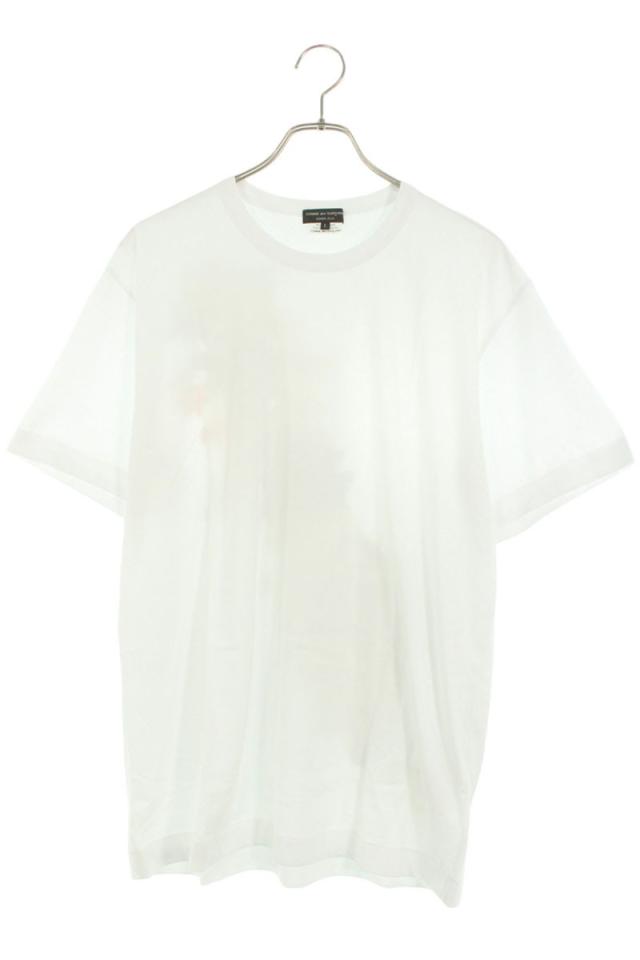 コムデギャルソンオムプリュス サイズ:L  PI-T015 AD2021バックプリントTシャツ 中古 BS99