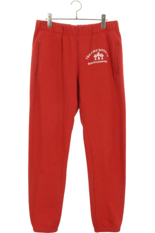 クロムハーツ サイズ:S  SAILIN ON SWTPANT トリプルクロス刺繍スウェットロングパンツ 中古 SJ02