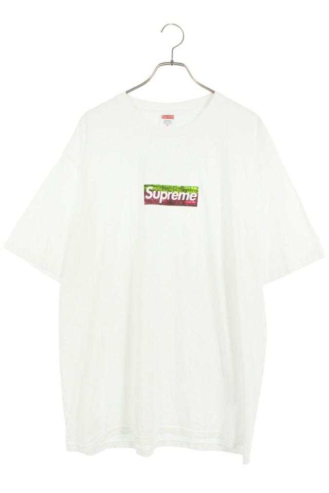 シュプリーム サイズ:XL  Los Angeles Fire Relief Box Logo Tee ロサンゼルスファイアーリリーフボックスロゴTシャツ 中古 SB01