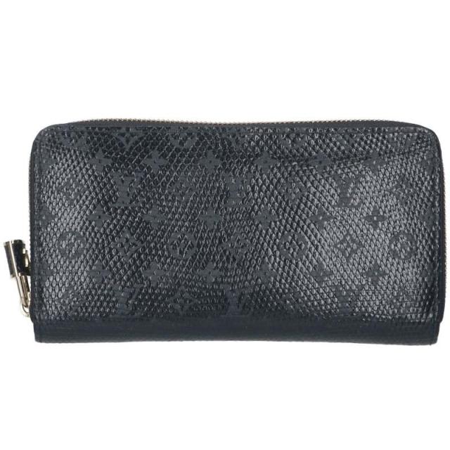 ルイヴィトン   N82154 エキゾチック ジッピー モノグラム リザード財布 中古 BS99
