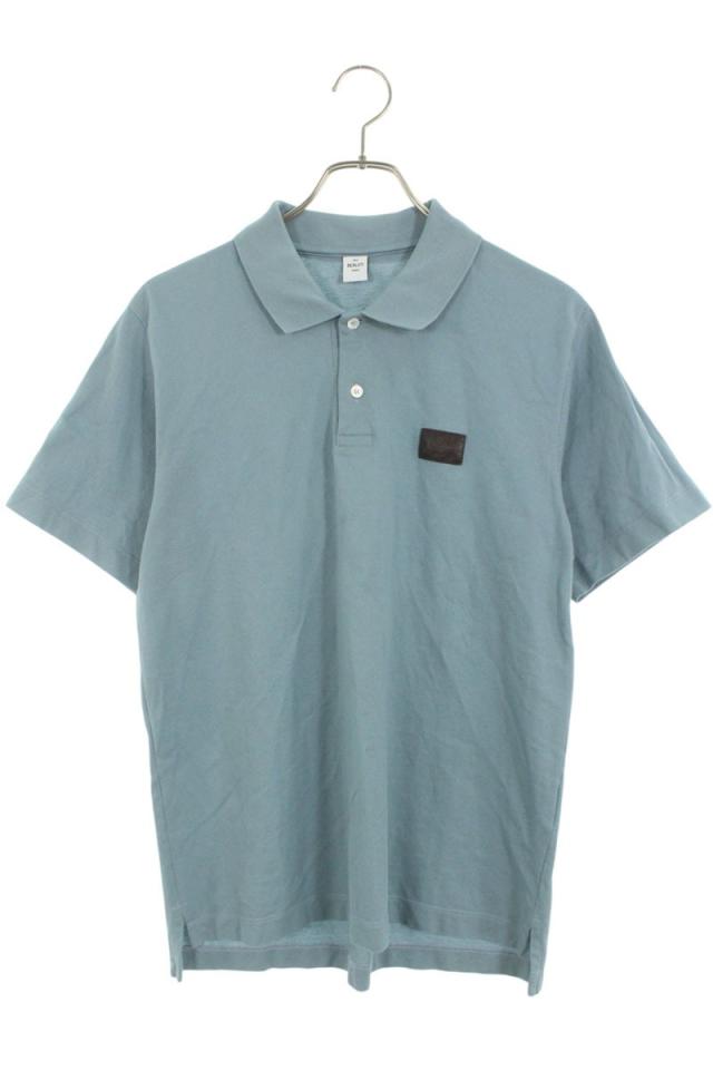 ベルルッティ サイズ:S  R24JPS62CAKW レザーパッチ半袖ポロシャツ 中古 BS99