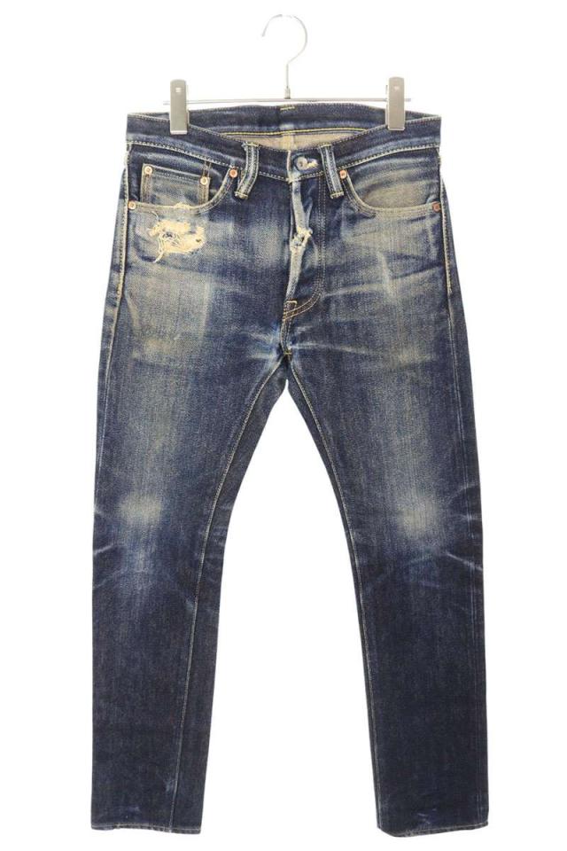 アイアンハート サイズ:28インチ  IH-555-01 スーパースリムストレートデニムパンツ 中古 BS99