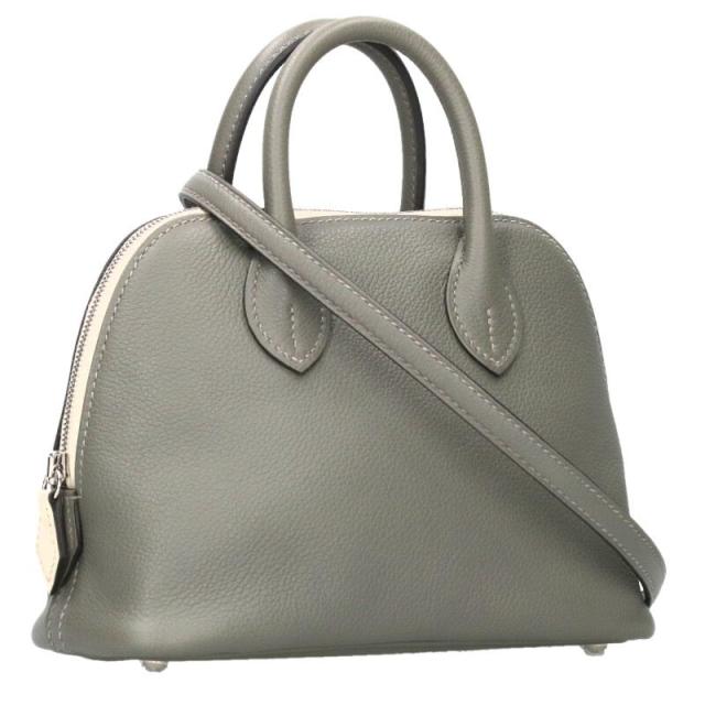 エルメス サイズ:18  ボリード1923 ミニ18 B刻印 SV金具エバーカラーショルダーストラップ付レザーハンドバッグ 中古 GZ14