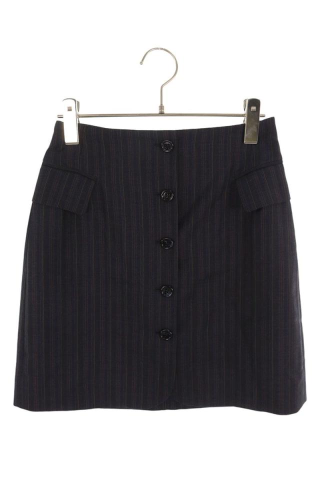 アクネストゥディオズ サイズ:34  FN-WN-SKIR000175 フロントボタンストライプスカート 中古 BS99