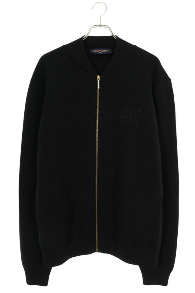 ルイヴィトン サイズ:XL  25SS  RM251MM PWU HSN20W テクスチャーニットウールブレンドブルゾン 中古 SB01