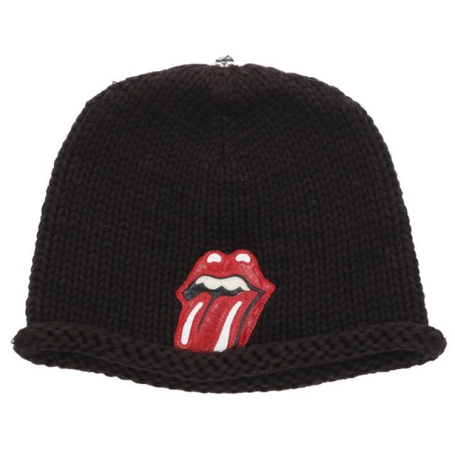 クロムハーツ   WOOL WATCH CAP ウールワッチキャップ リップアンドタンパッチ付ニットキャップ 中古 OK15