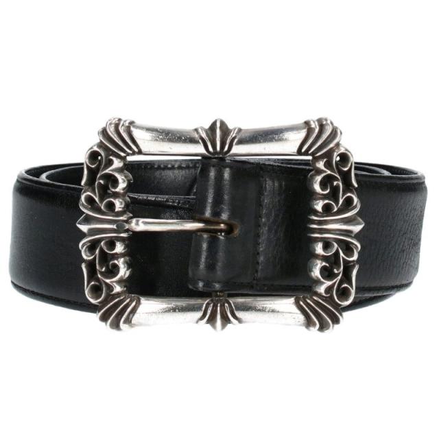 クロムハーツ サイズ:34  BLT FILIGREE OTJ フィリグリーOTJバックル レザーベルト 中古 OK15