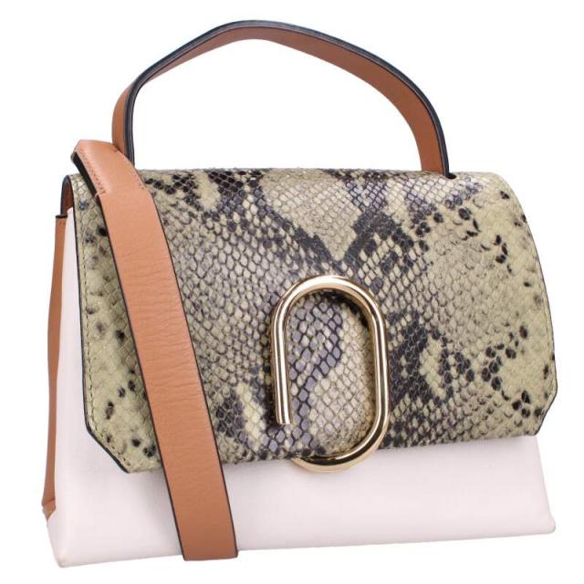 スリーワンフィリップリム   AE20-A053PT Mini Alix Top Handle パイソン柄レザーショルダーバッグ 中古 BS99