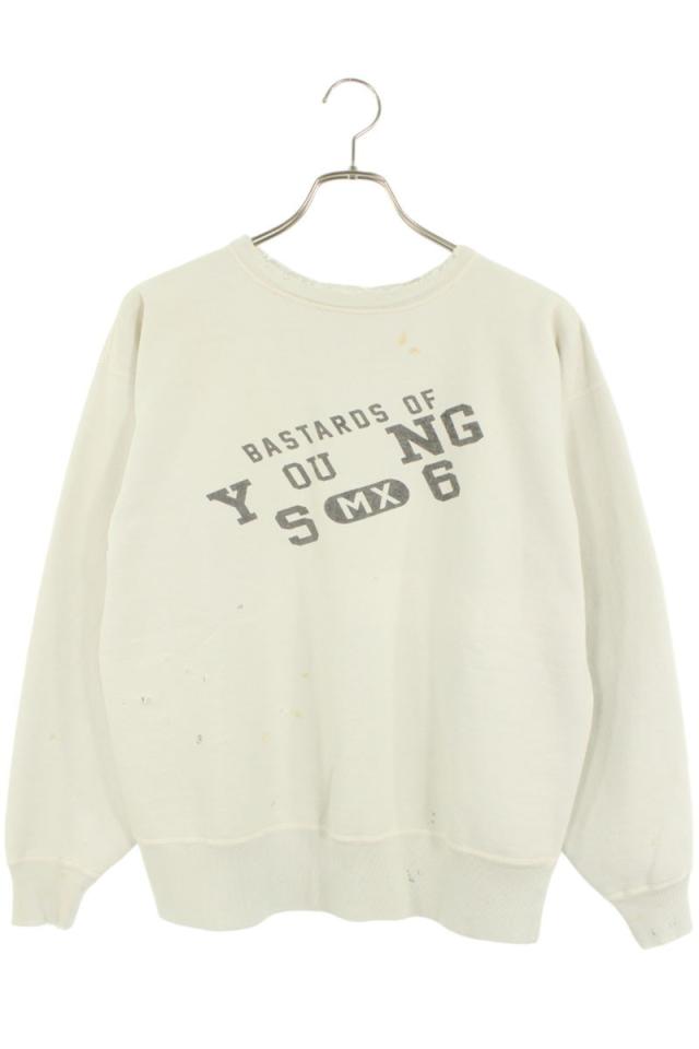 セントマイケル  ベルベルジン サイズ:S  SM-HR8-0000-C38 英字プリントスウェット 中古 FK04